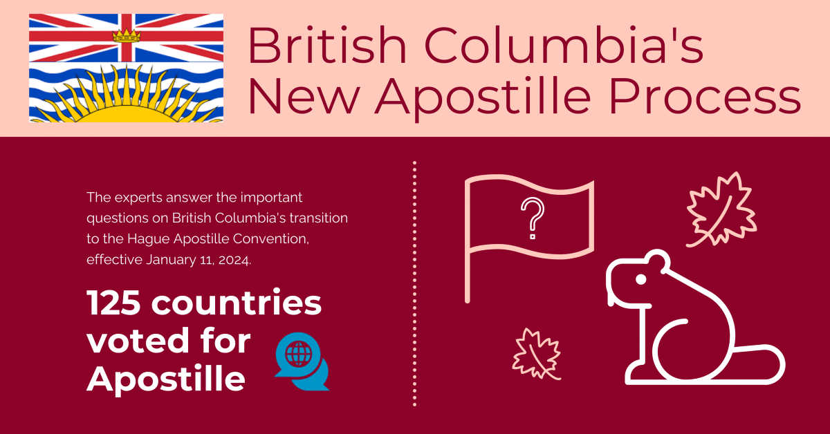 British Columbia Apostille Services - Global Document Solutions